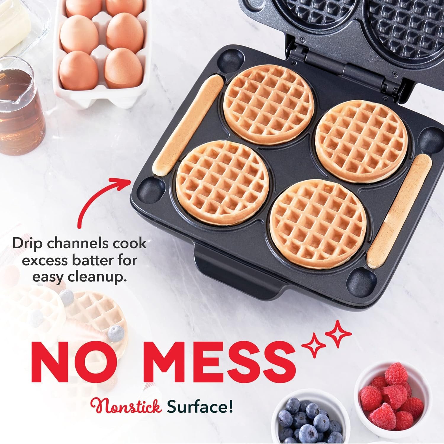 DASH Multi Mini four point Waffle Maker - PRIME HOME GADGET